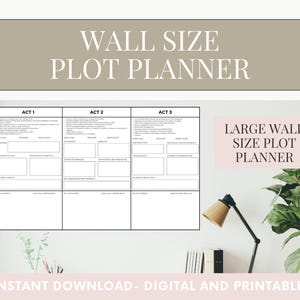Plot Map Template, Wall Plot Novel Outline, Printable Writing Plot ...