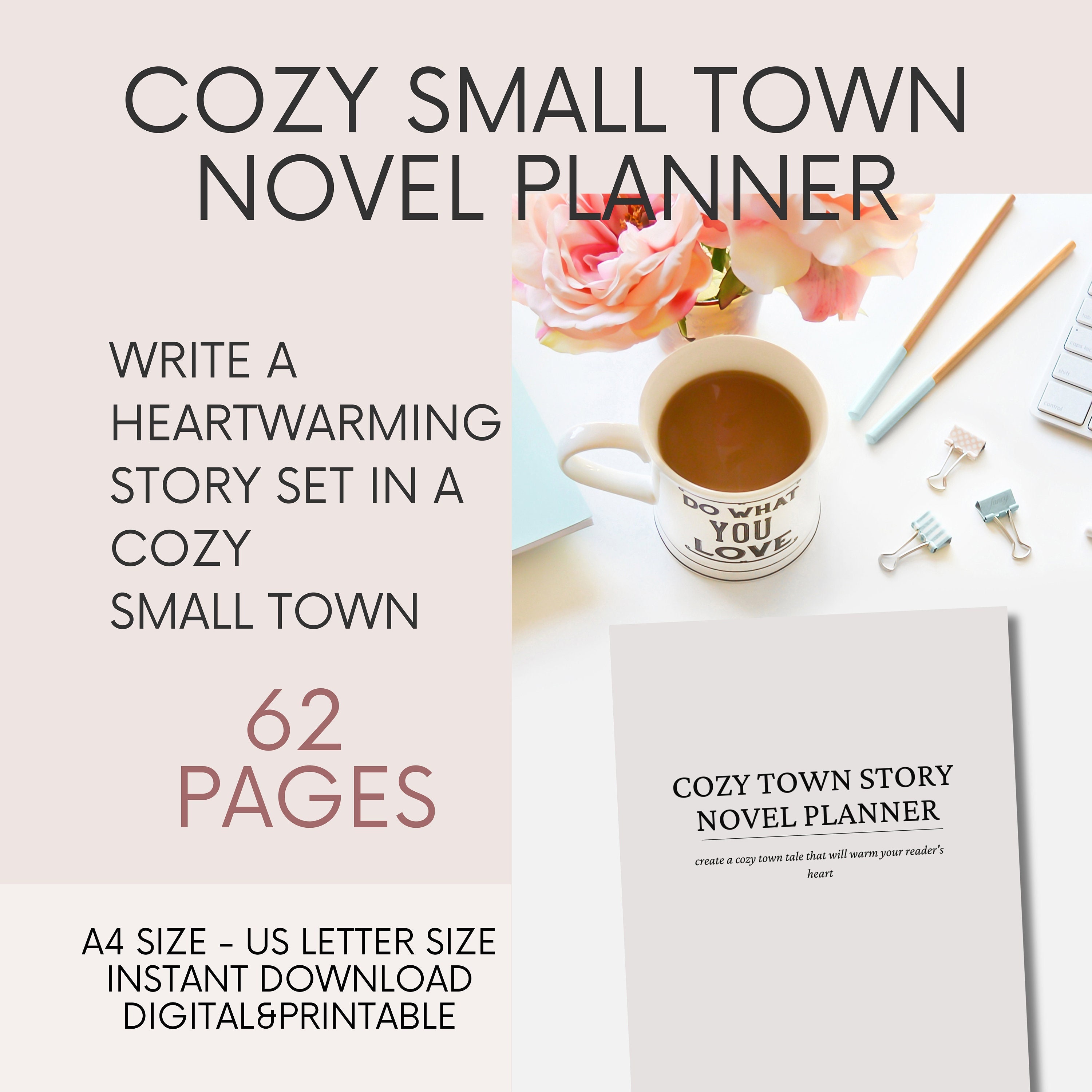 Cozy Small Town Novel Planner Community Dynamics, Plot Outline ...