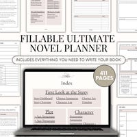 Character Workbook, Digital Printable Writing Planner, Character ...