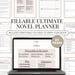 Character Workbook, Digital Printable Writing Planner, Character ...