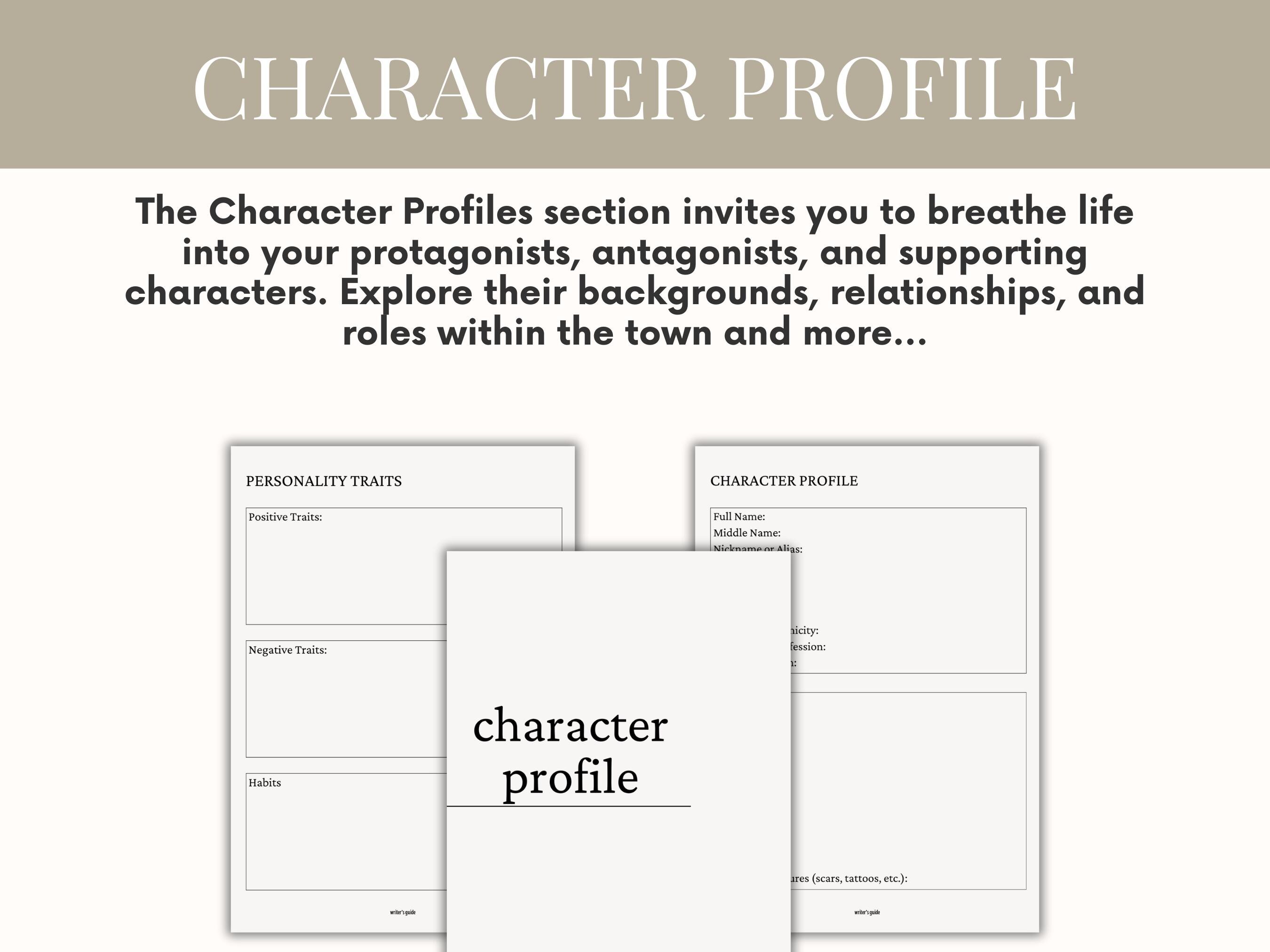 Cozy Small Town Novel Planner: Writing Worksheets, Book Planning ...