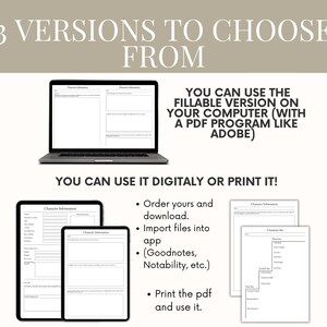 Character Profile Workbook: Novel Writing Template, Protagonist ...