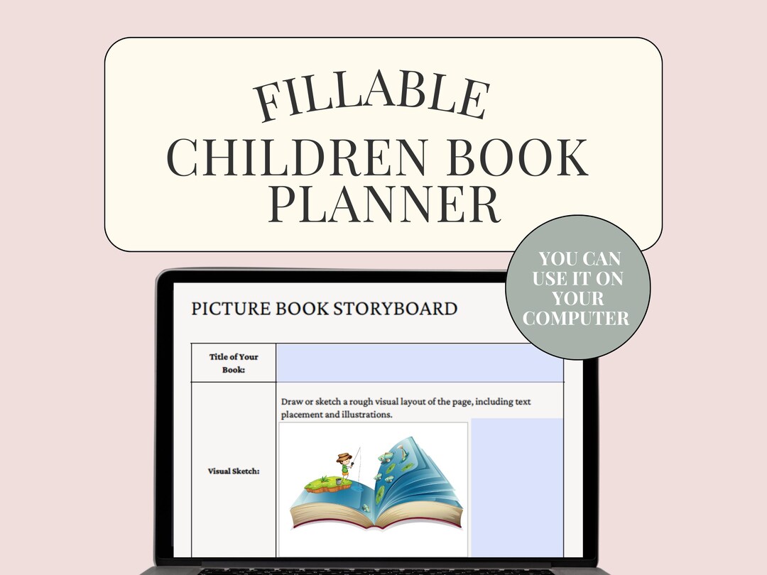 Children's Book Planner: Storyboard Template, Children Book Writing ...