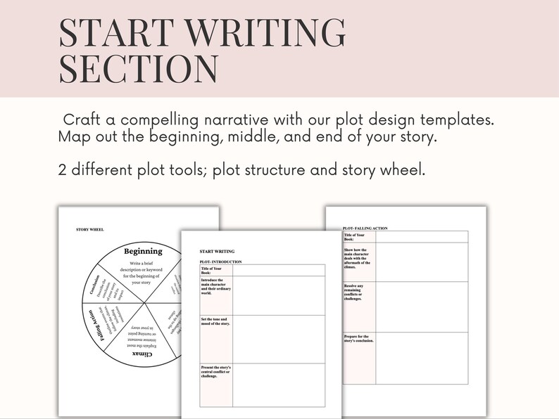 Children's Book Planner: Book Storyboard, Children Novel Writing ...
