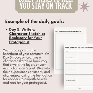 Guided Book Writing Planner in 60 Days, Novel Planner, Novel Planning ...