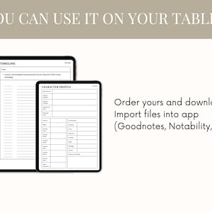 Character Profile Sheet: Author Planner, Novel Prep Character Chart ...
