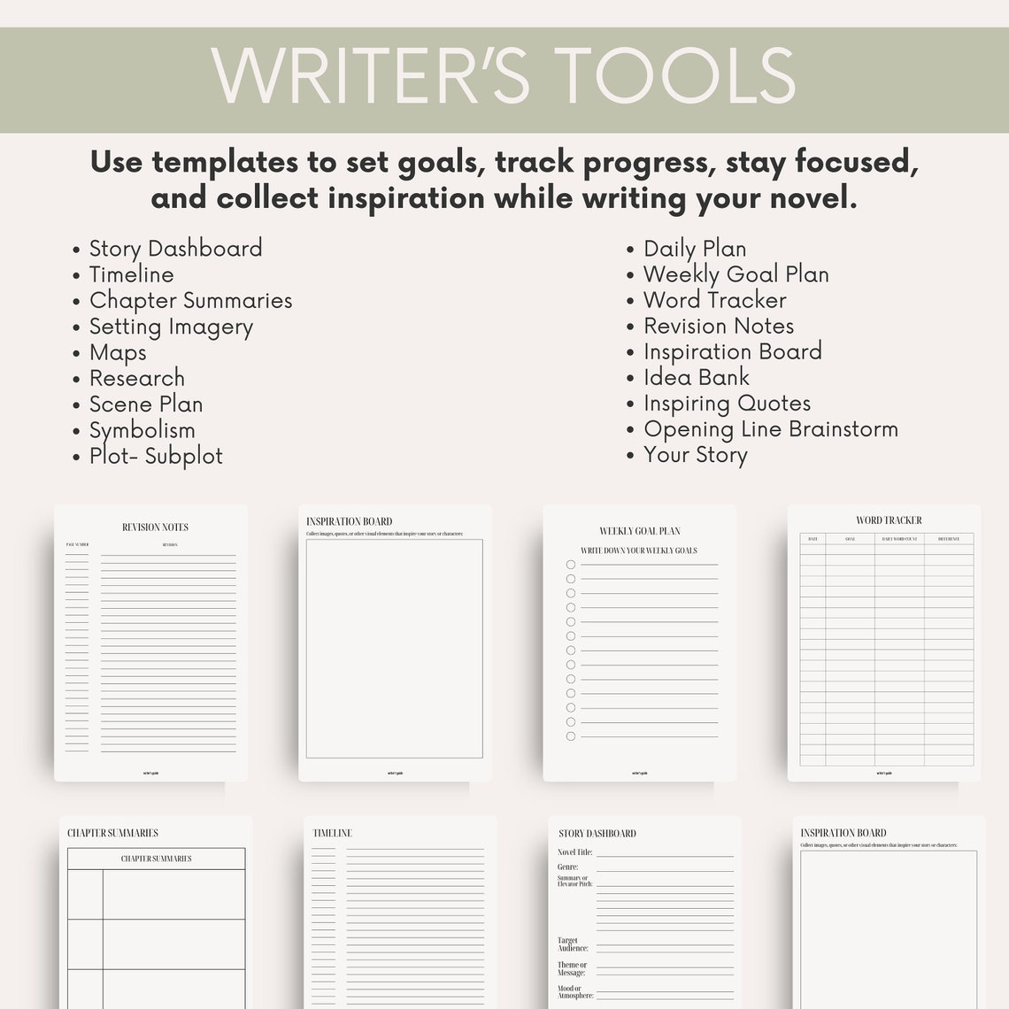 Fillable Novel Planner, How to Write a Book, Author Novel Writing ...