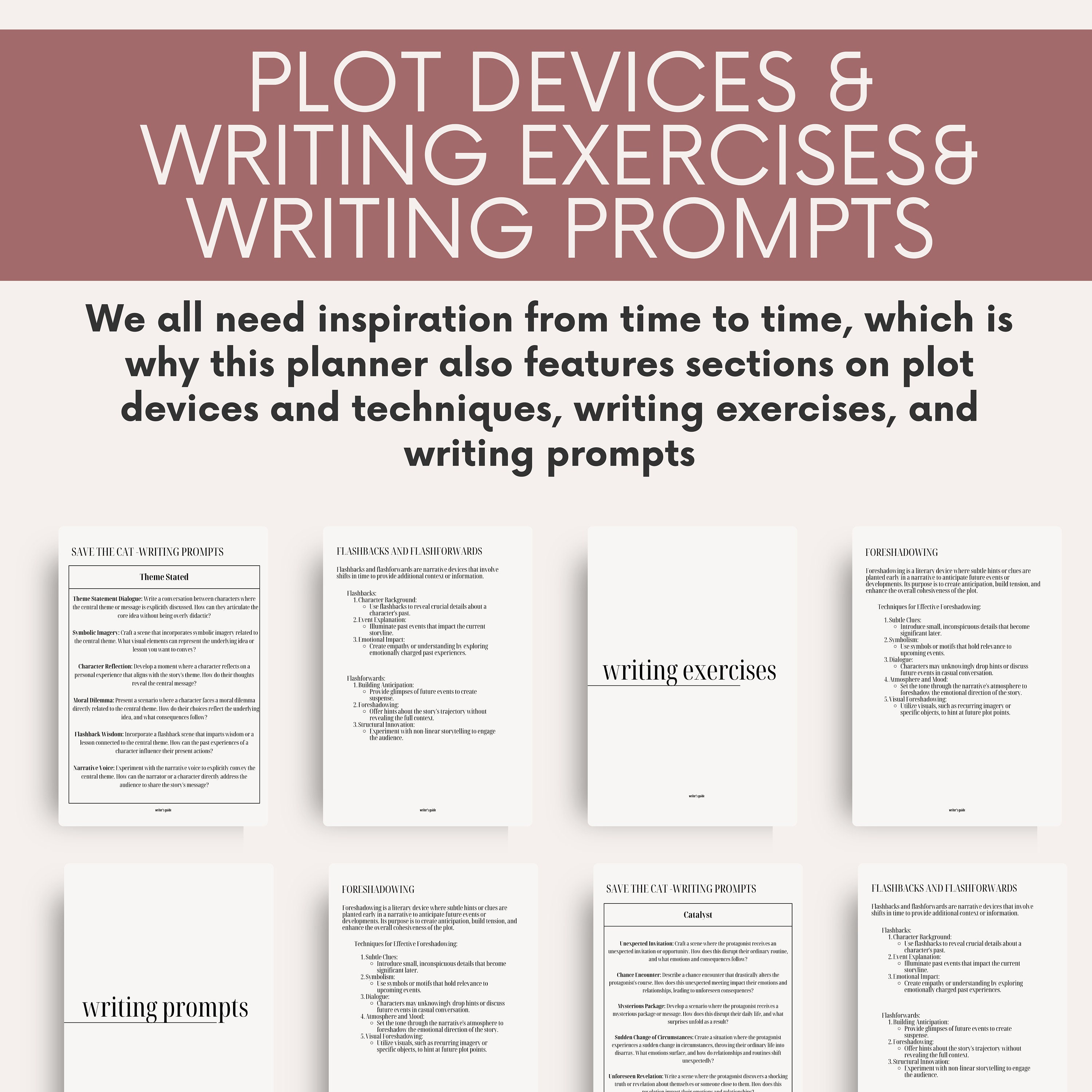 Ultimate Novel Planner Book Writing Planner, Plot Your Novel Outline ...