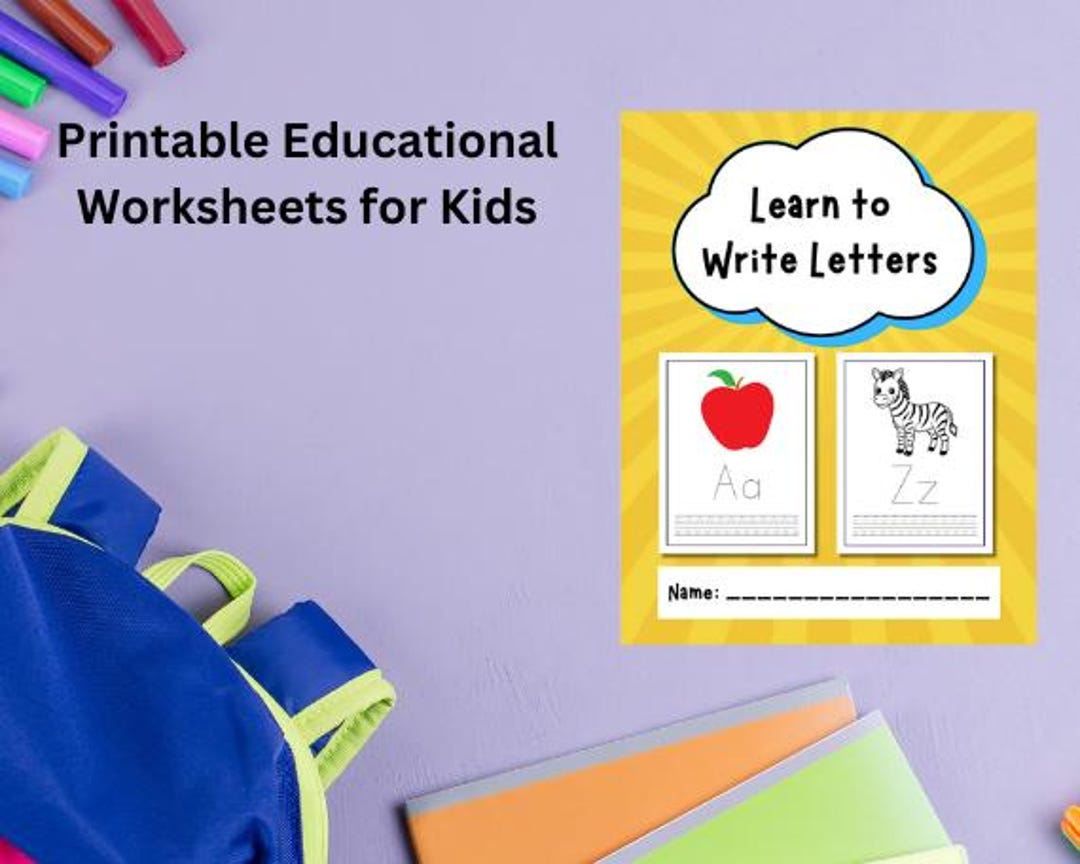 Educational Printable Worksheets Activities for Toddlers, Preschoolers ...