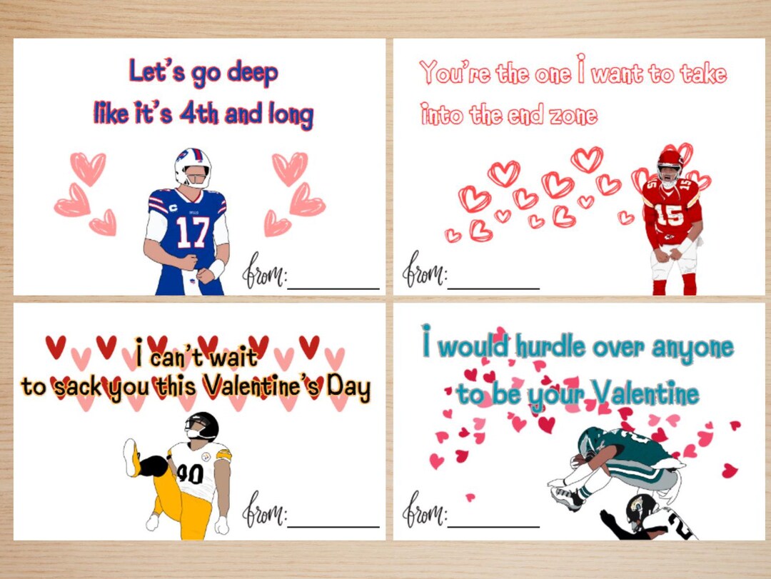Funny Football Valentine's Day Card | Digital Download | Dirty ...