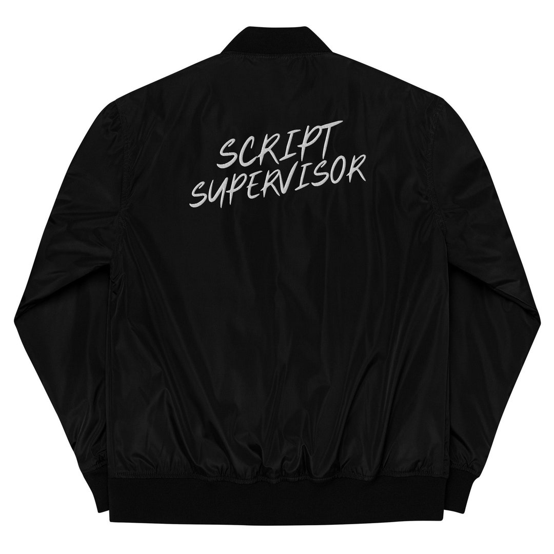 Script Supervisor 50s Style Recycled Bomber Jacket - Etsy