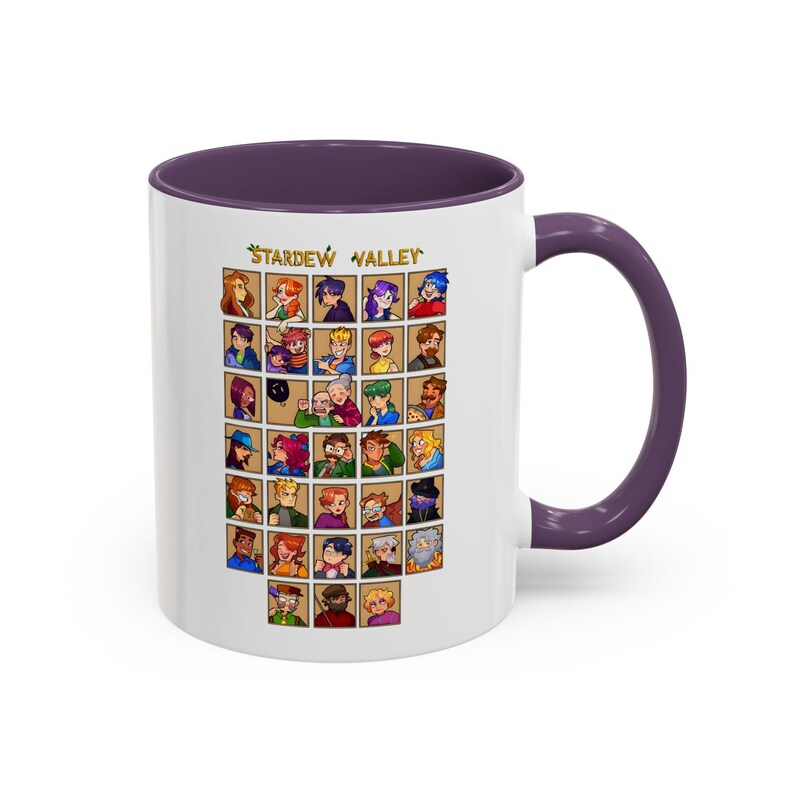 Stardew Valley Characters Mug, Gamer Gift Coffee Cup, Cute Stardew ...