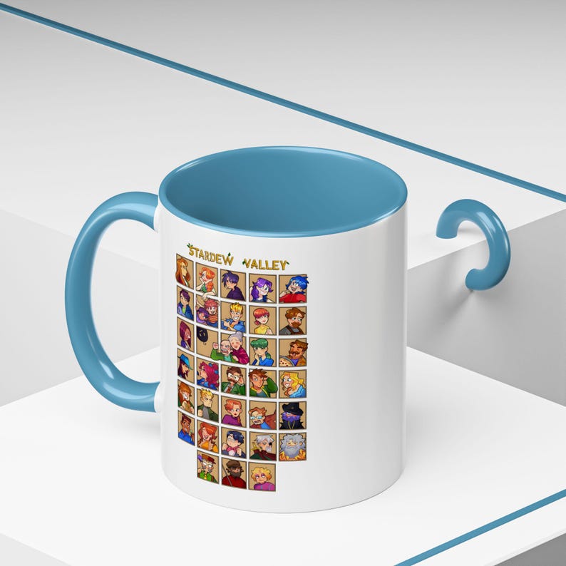 Stardew Valley Characters Mug, Gamer Gift Coffee Cup, Cute Stardew ...