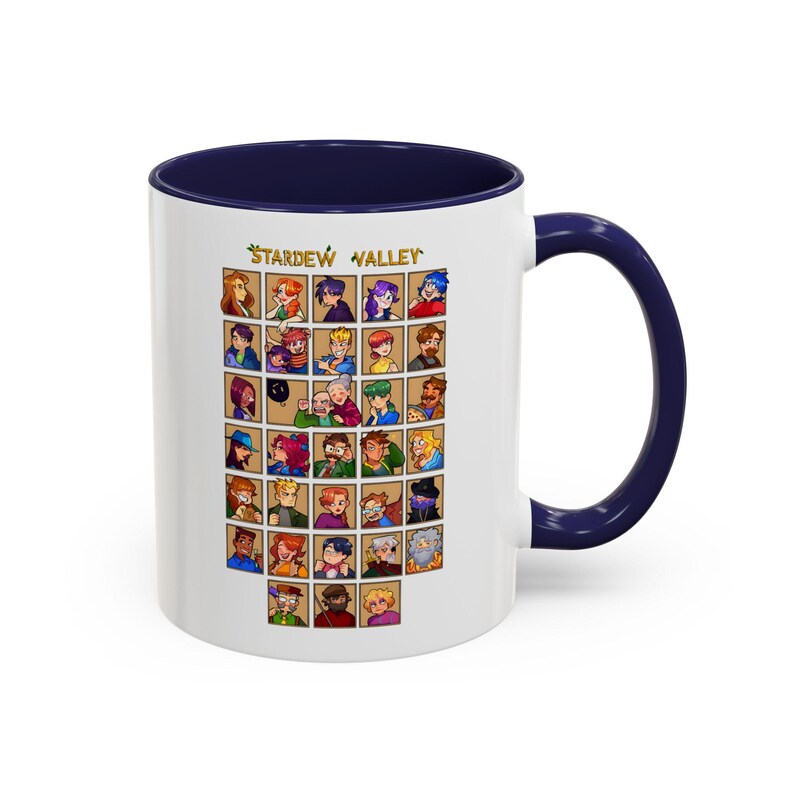 Stardew Valley Characters Mug, Gamer Gift Coffee Cup, Cute Stardew ...