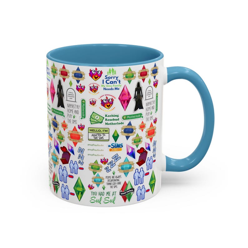 Sims Mug, Sims 4 Coffee Mug, Plumbob Video Game Gift, Funny Sims Mug ...