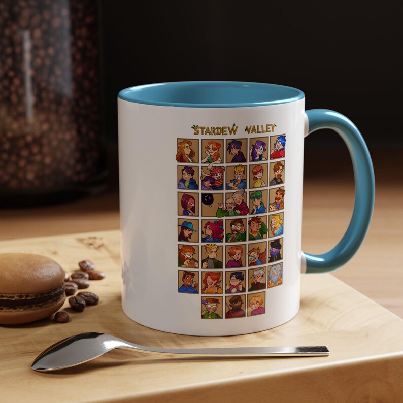Stardew Valley Characters Mug, Gamer Gift Coffee Cup, Cute Stardew ...