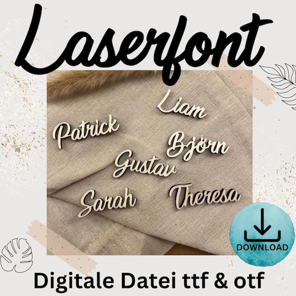 Fonts for laser cutting - Etsy México