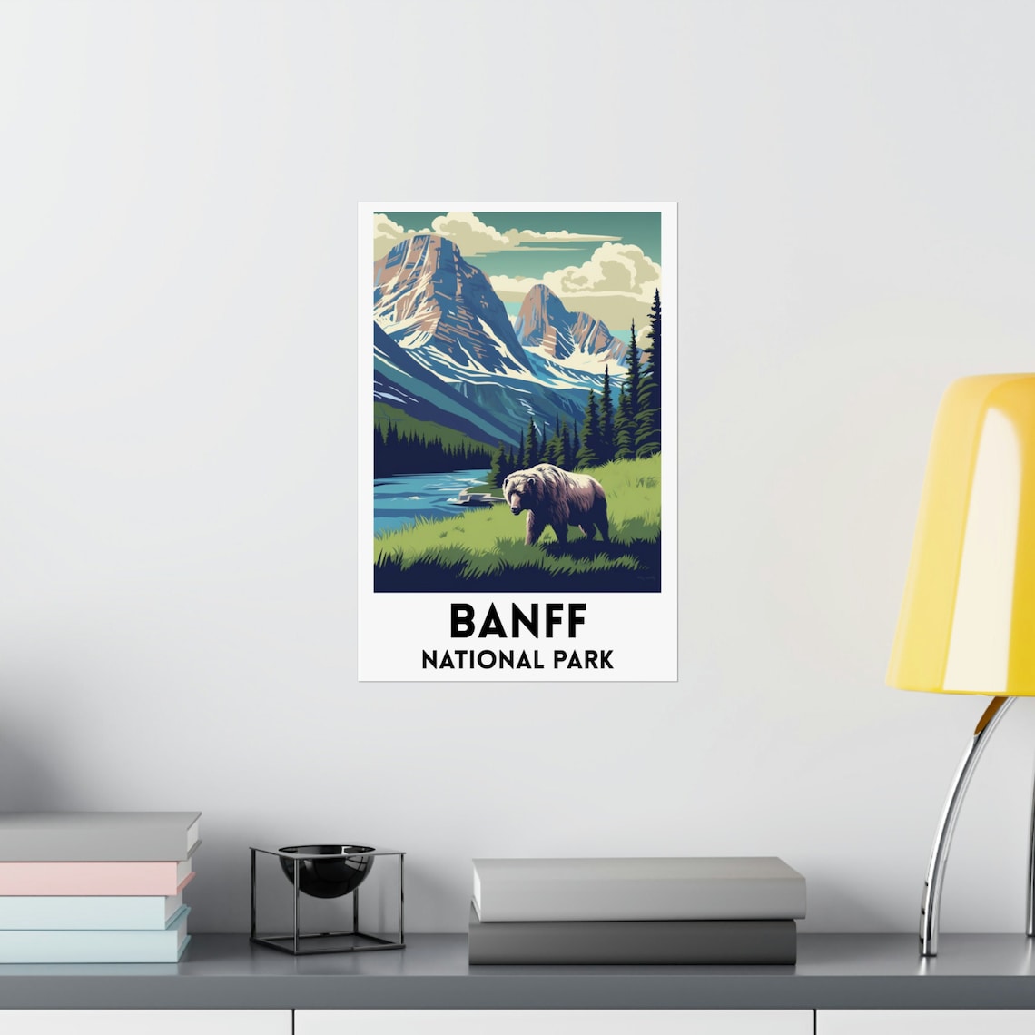 Banff National Park Poster Banff Poster Banff Art Poster - Etsy Canada