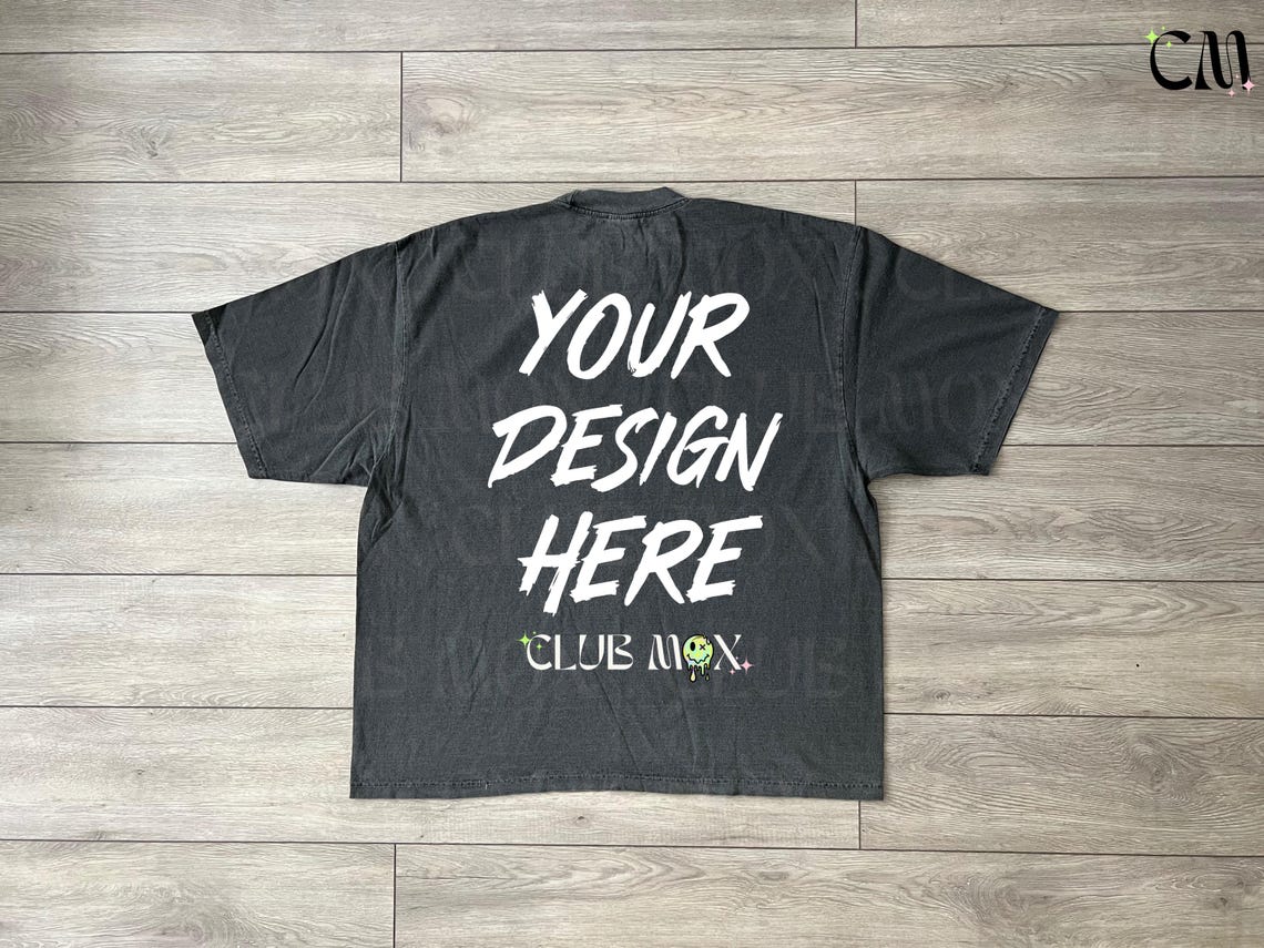 SHADOW Shaka Wear Mockup, Oversized T Shirt Mock Up, SHGDD Shaka Wear ...