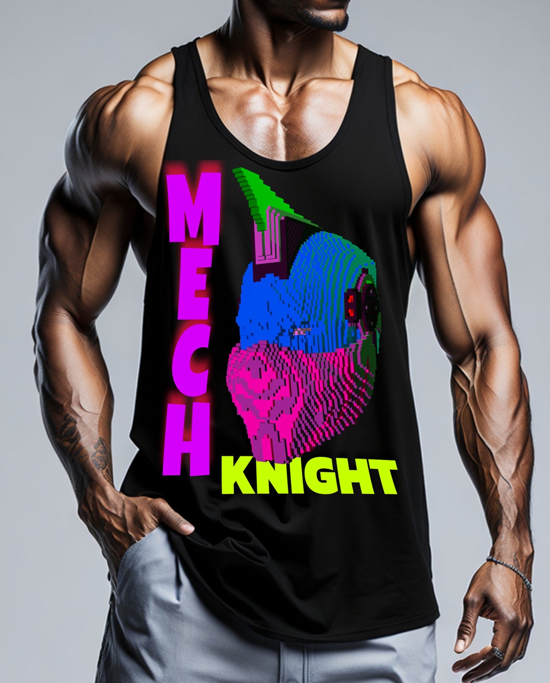 Mech Knight Enforcer Tank Top - Etsy