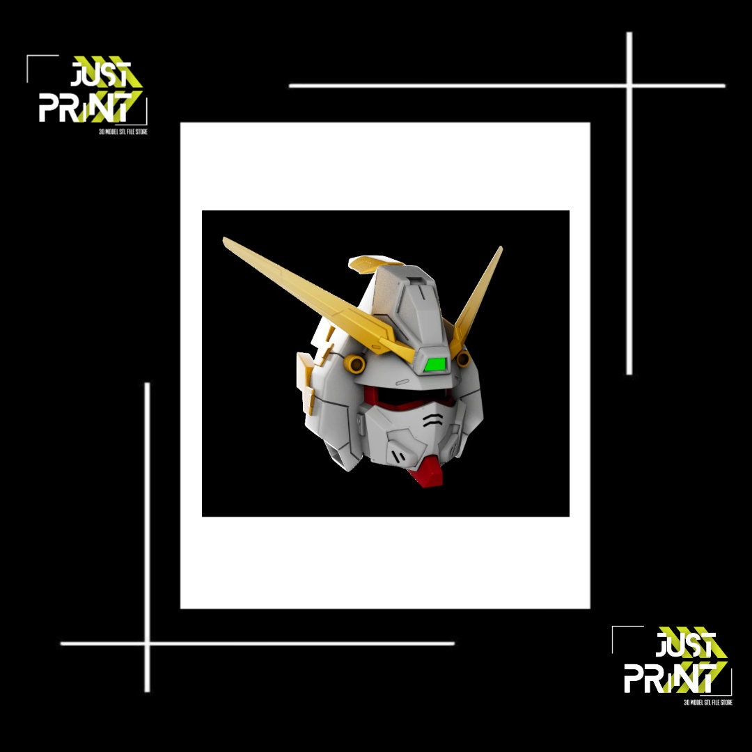 Shining Gundam Helmet High Quality 3D Printer Files 3D STL - Etsy