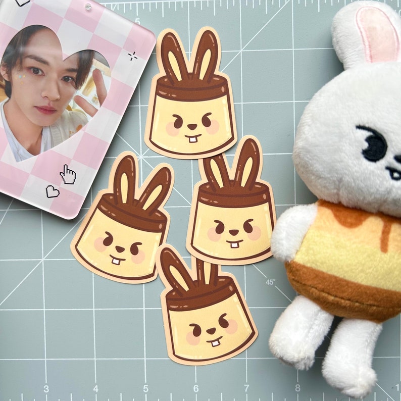 Leebit Pudding Stray Kids Vinyl Sticker Decal Skzoo Skz - Etsy