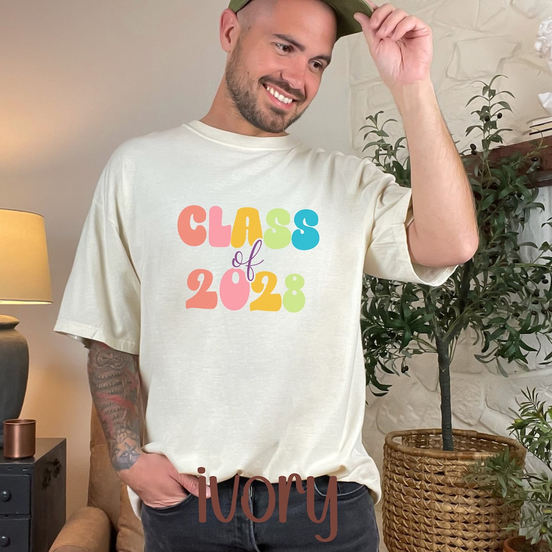 Class of 2028 T-shirt, Freshman Year 2024 First Day of School Tee ...