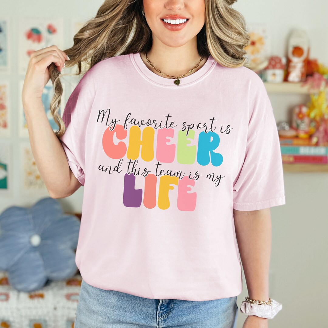 Funny Cheer Team T-shirt, Cheerleading Gift for Cheerleaders, Cheer is ...