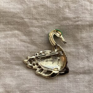 Rhinestone Mallard Duck Pin Brooch, Vintage, New Old Stock, - Etsy
