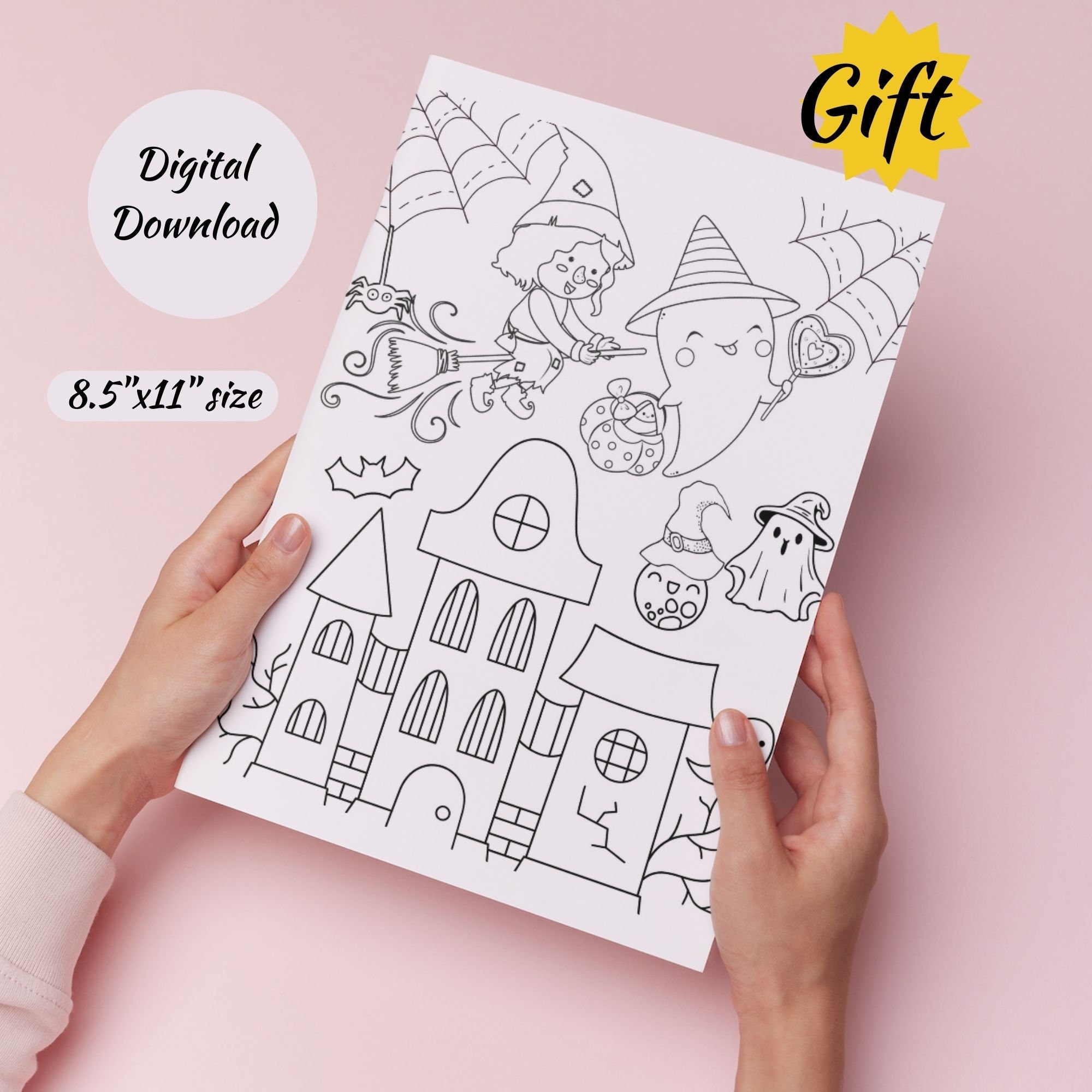 36x24 Giant Coloring Posters | Adults and Kids | High Quality Digital ...