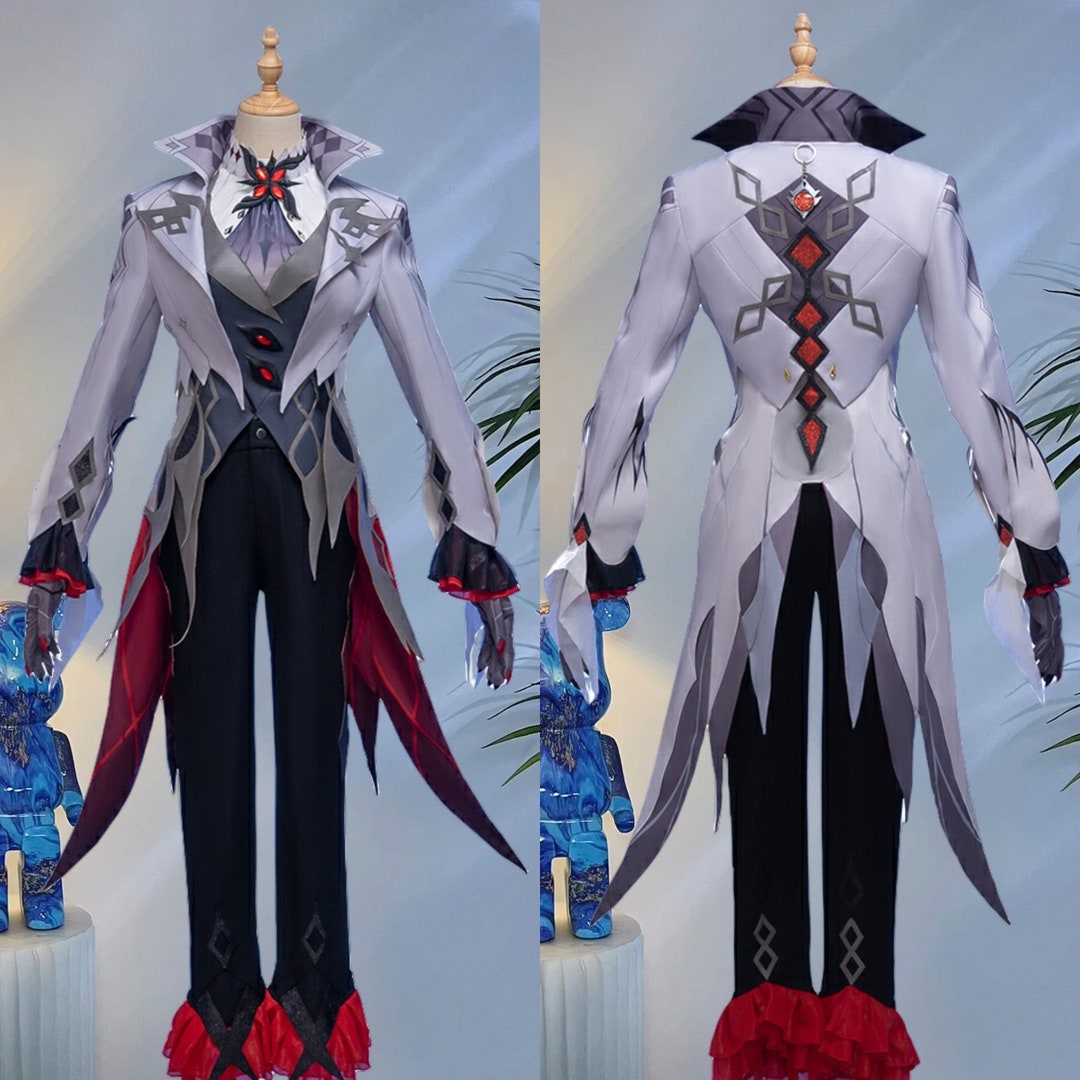 Arlecchino Cosplay Costume Halloween Cosplay Costume Game Arlecchino - Etsy