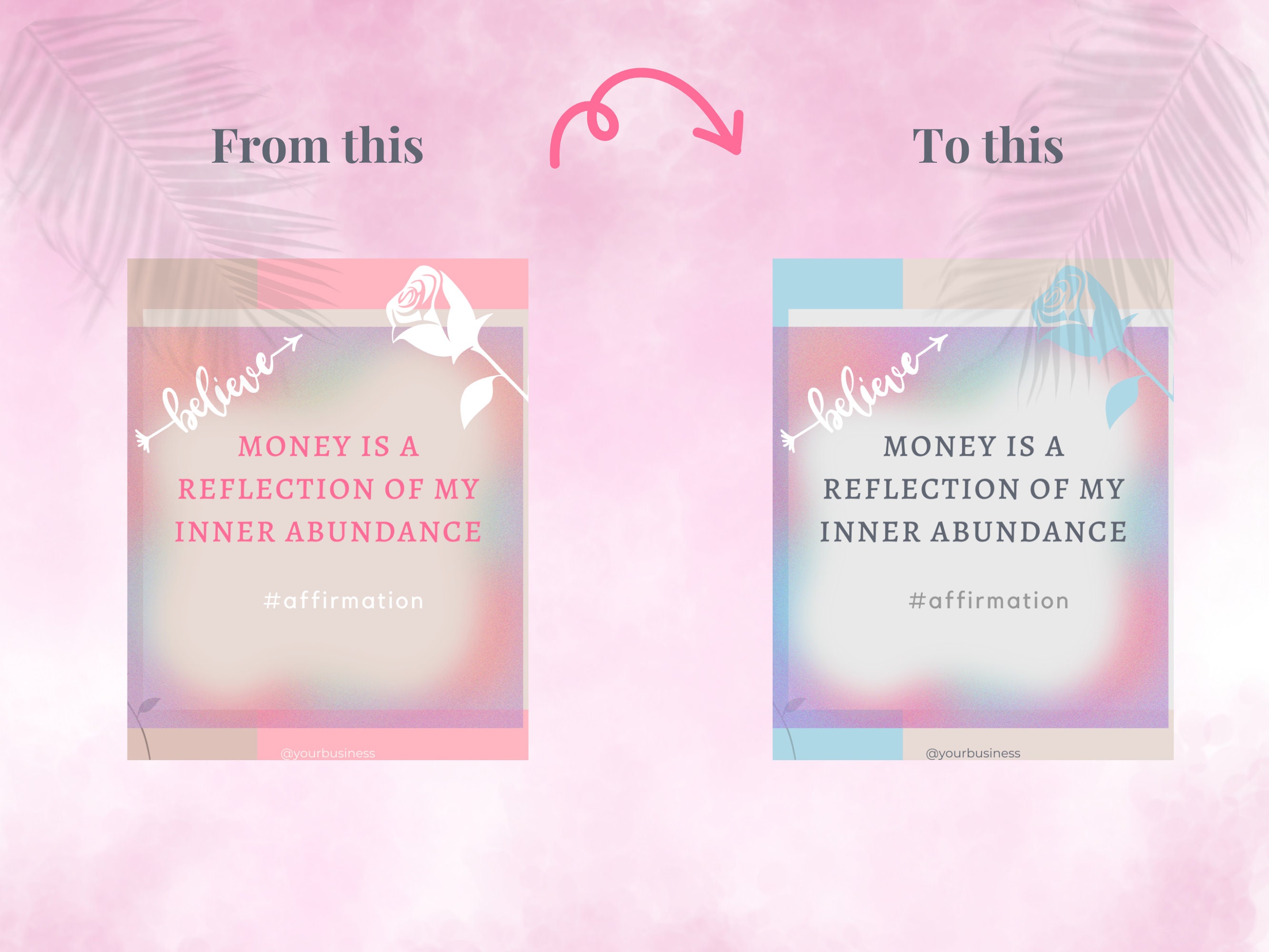 20 Money Affirmations Instagram Stories Canva Templates Money Magnet ...