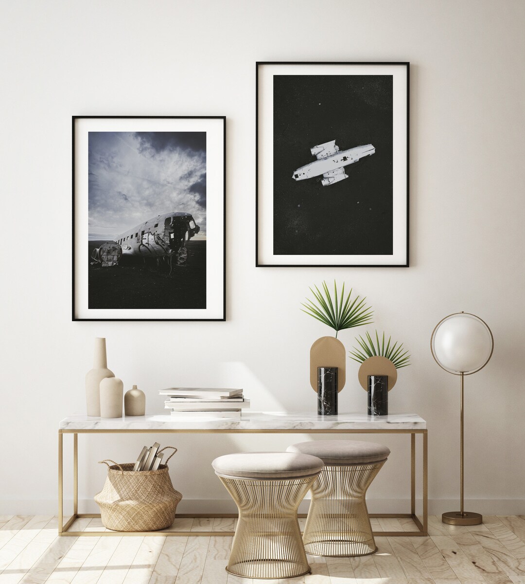 Printable Abandoned Airplane Photo Pack, Airplane Print, Rustic Decor ...