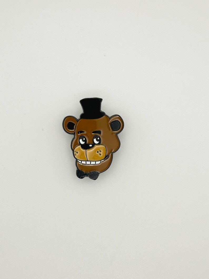 FNAF Freddy Enamel Pin Badge Five Nights at Freddy's Fan Collectible - Etsy