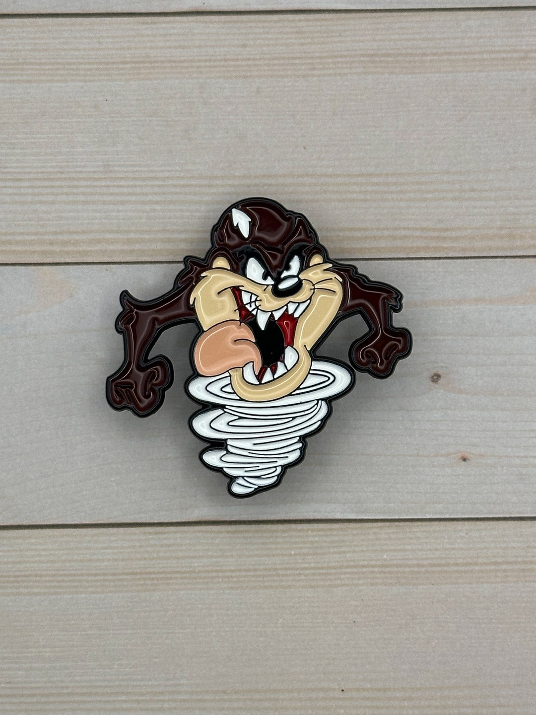 Taz Enamel Pin Tasmanian Devil Cartoon Character Lapel Pin Collectible ...