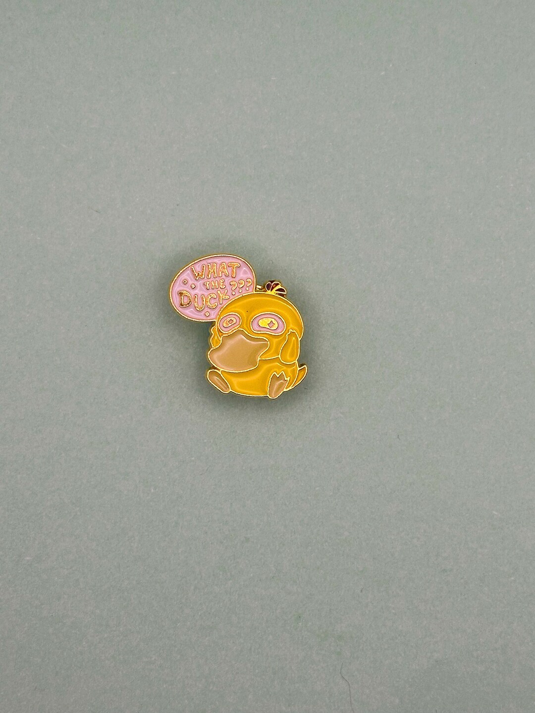 What the Duck Psyduck Pokémon Enamel Pin Badge Funny Cartoon Lapel Pin ...