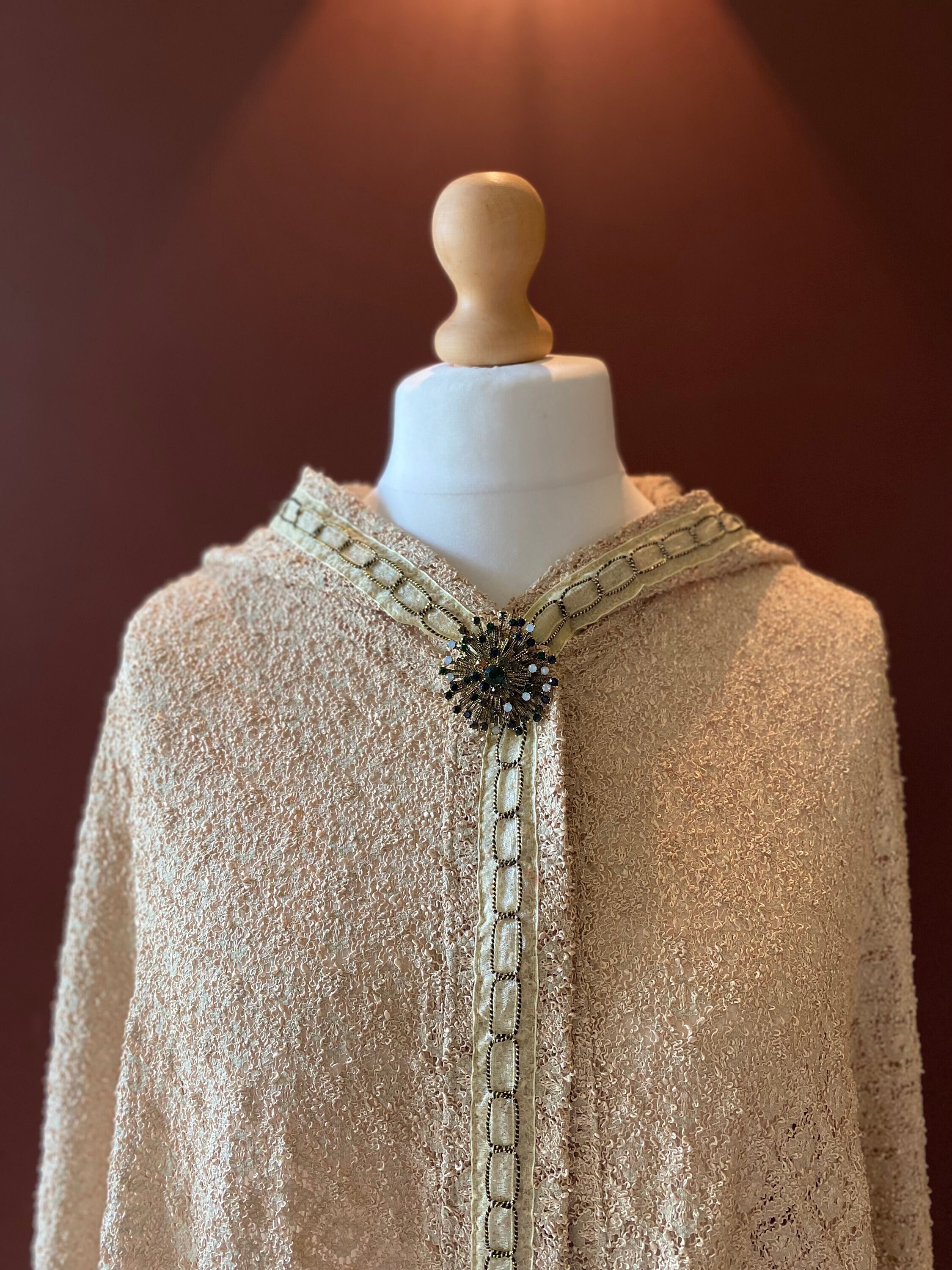 Gold Cloak Cape With Hood - Etsy