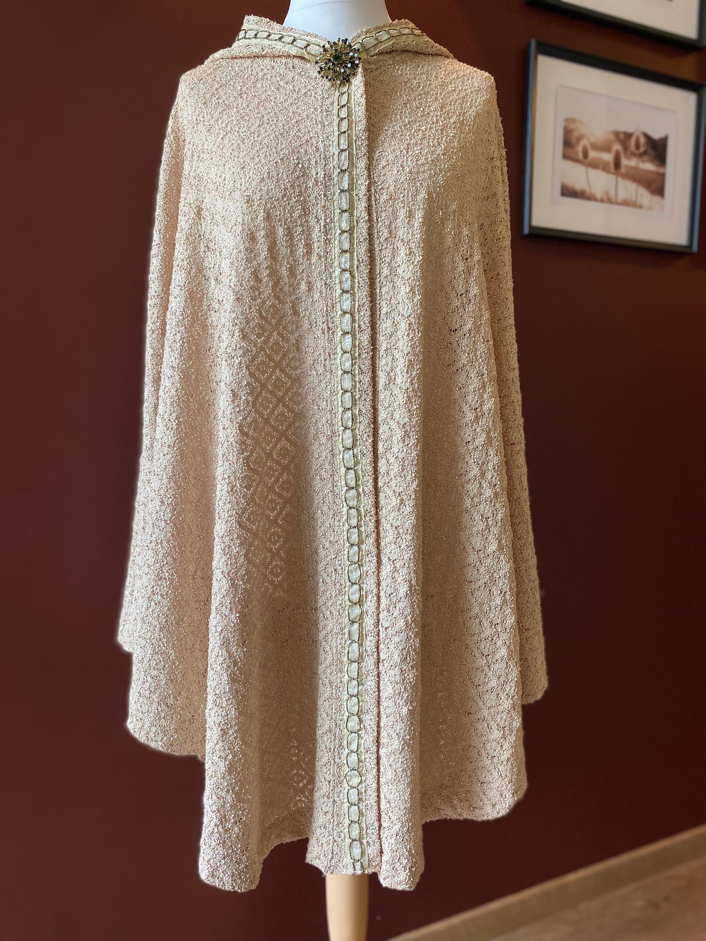 Gold Cloak Cape With Hood - Etsy