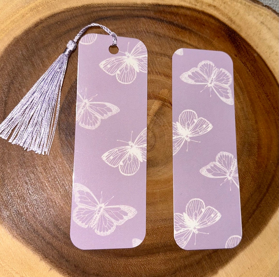 Purple Butterfly Bookmark - Etsy