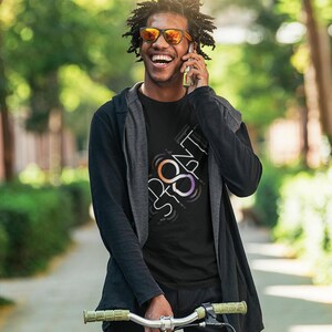 Don't Stop! Infinity Symbol T-shirt, Motivational Graphic Tee, Gradient ...