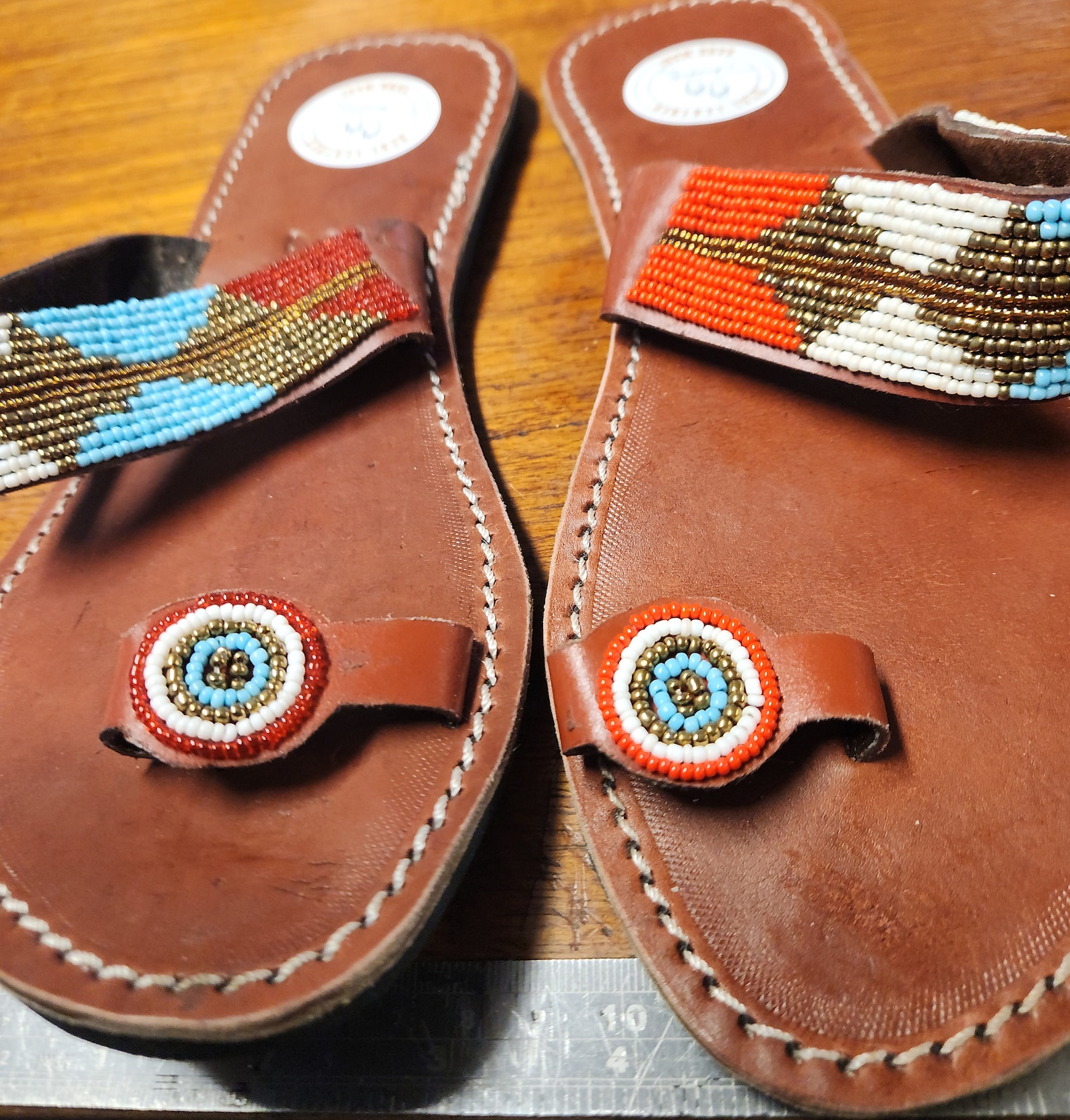 Champali Bahari Style Real Leather Hand Made in Kenya Sandals Slippers ...