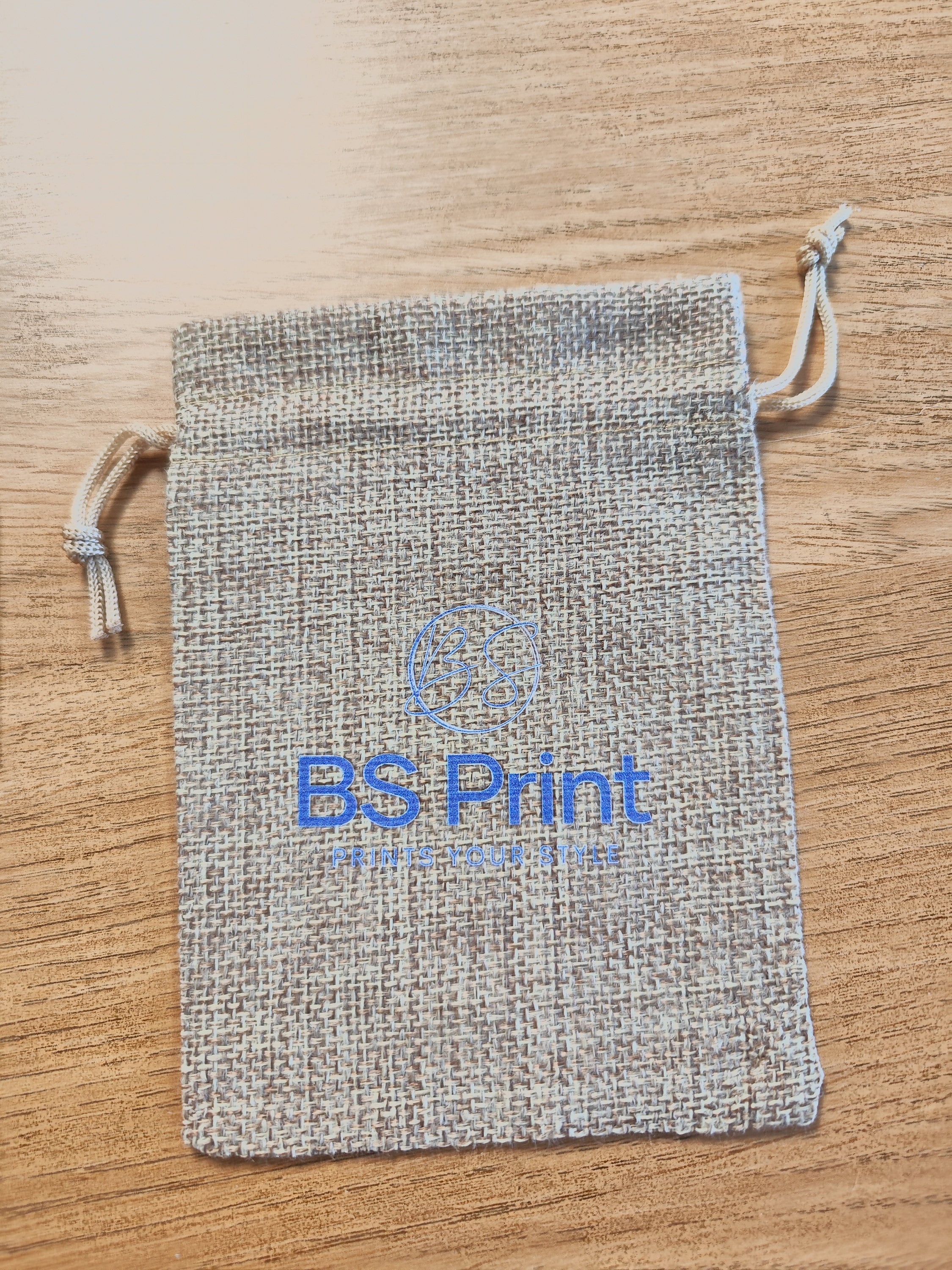 Personalized Burlap Bags, Mini Custom Printed Hessian Drawstring Bags ...