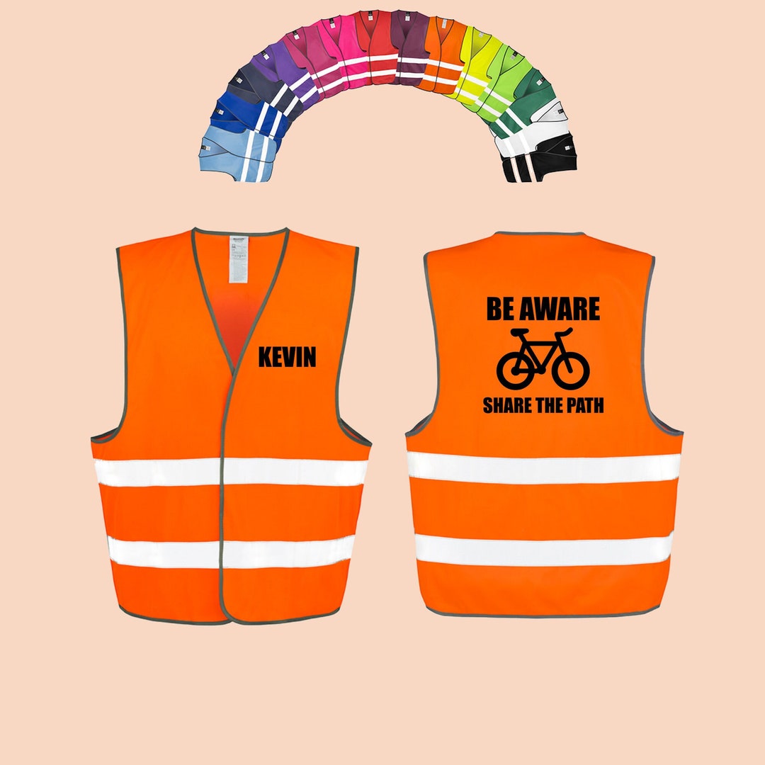 Cyclist Hi Vis Vest, Cycling Safety Hi Vis Vest, Biker Visibility ...