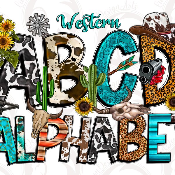 Western Letters - Etsy