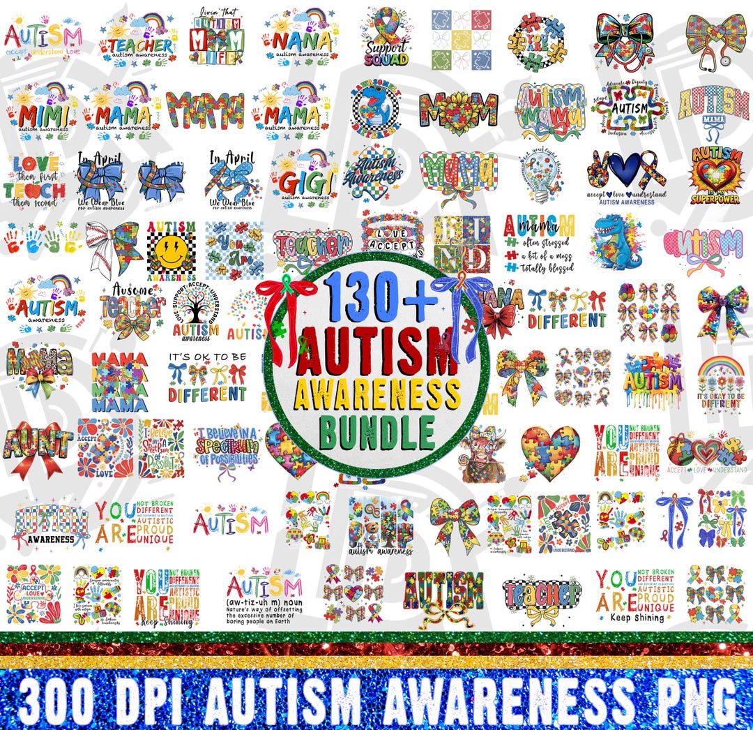 130+ Autism Bundle Png, Autism Bundle Png, Autism Puzzle Png ...