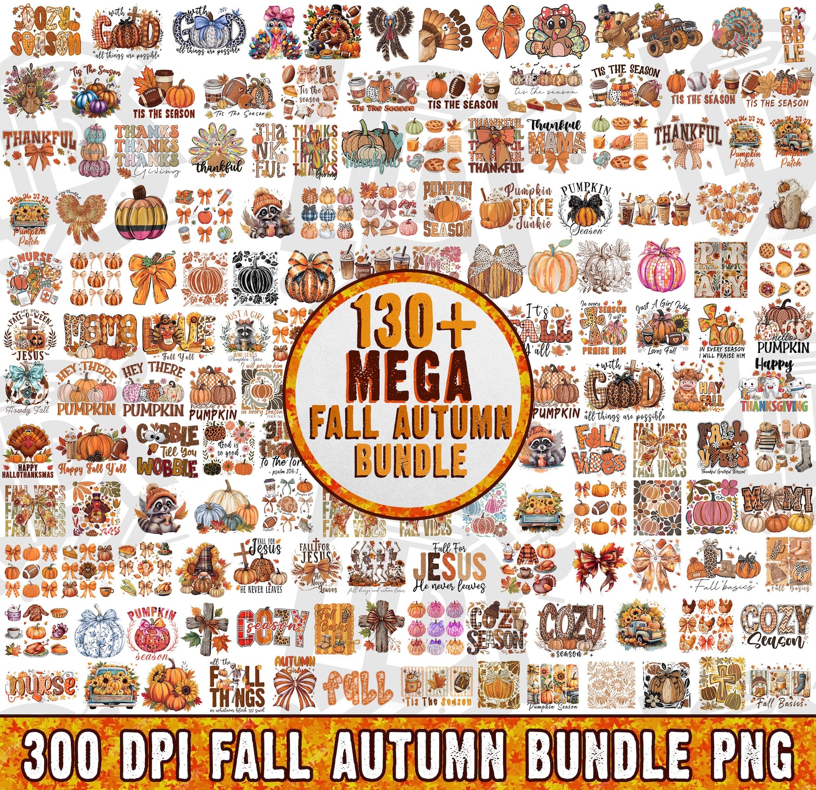130+ Fall Bundle Png, Fall Bundle Png, Autumn Bundle Png, Thanksgiving ...