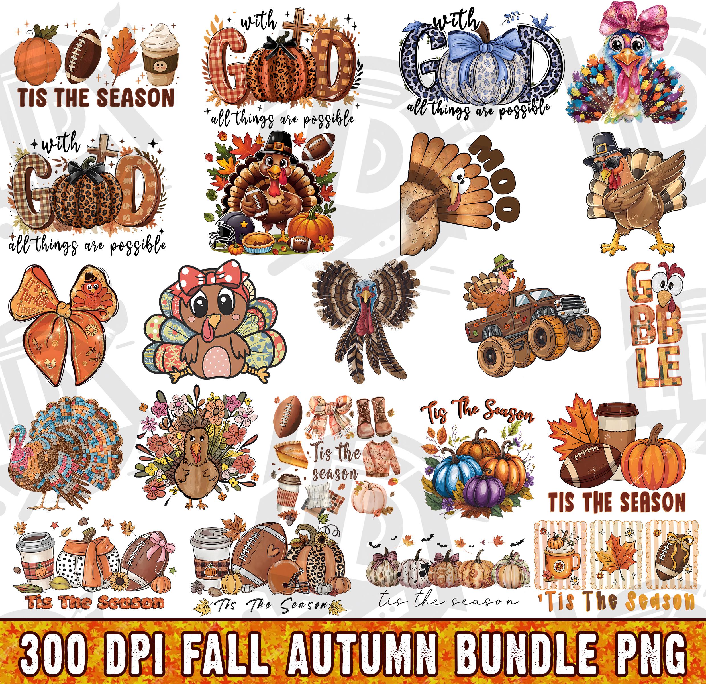 130+ Fall Bundle Png, Fall Bundle Png, Autumn Bundle Png, Thanksgiving ...