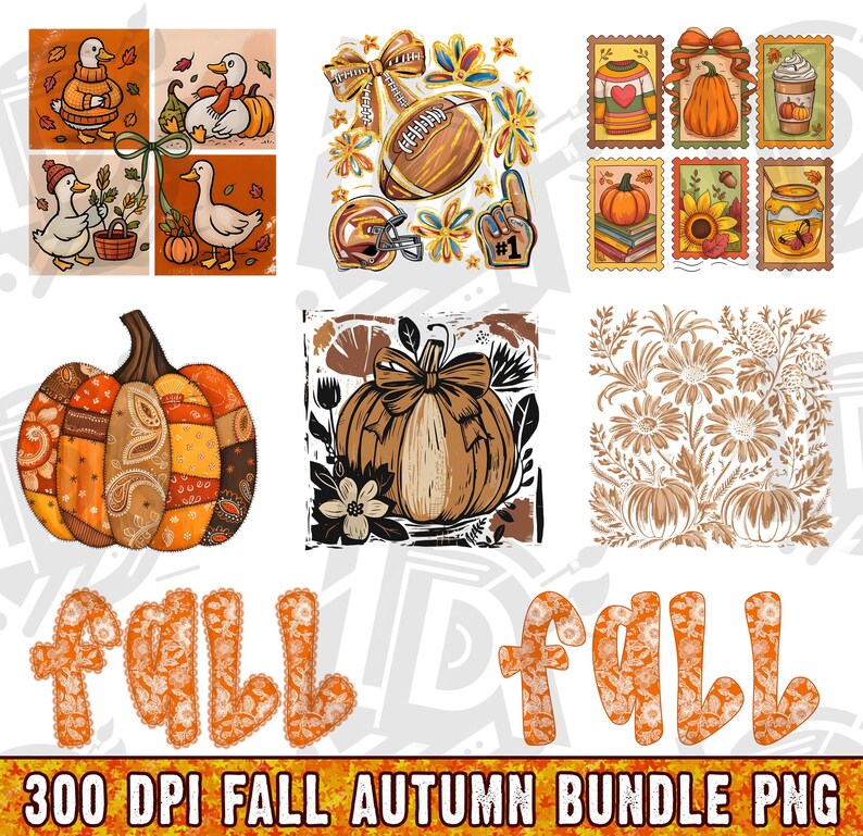 20 Fall Bundle Png, Fall Bundle Png, Autumn Bundle Png, Thanksgiving ...