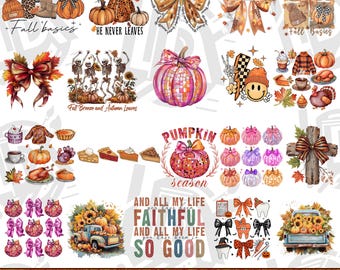 Fall Bundle Png, Fall Bundle Png, Autumn Bundle Png, Thanksgiving ...