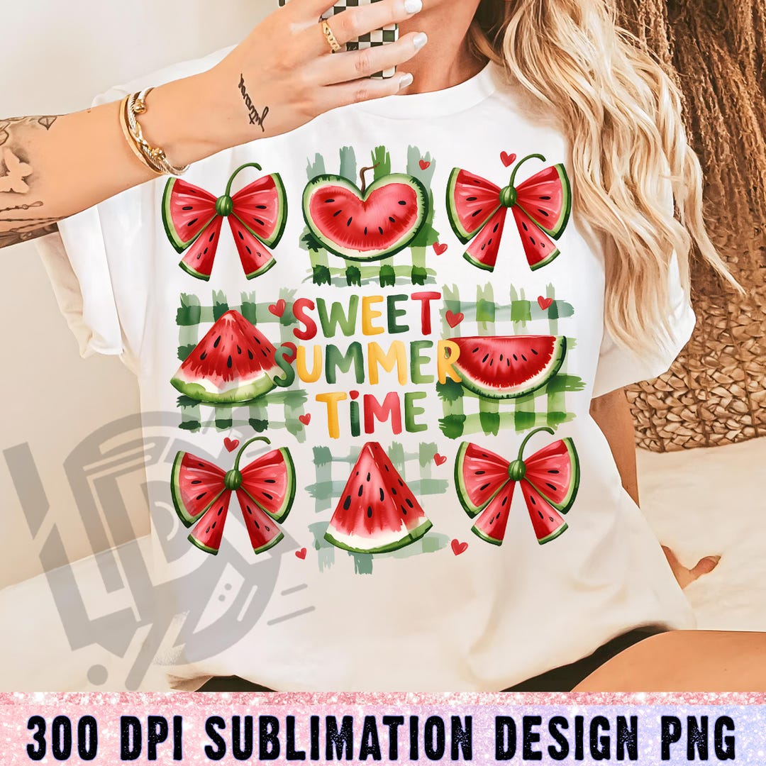 Sweet Summer Time Png, Watermelon Coquette Png, Watermelon Png ...